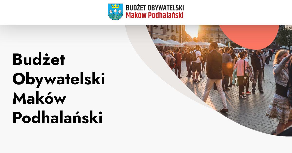 Budżet Obywatelski Maków Podhalański